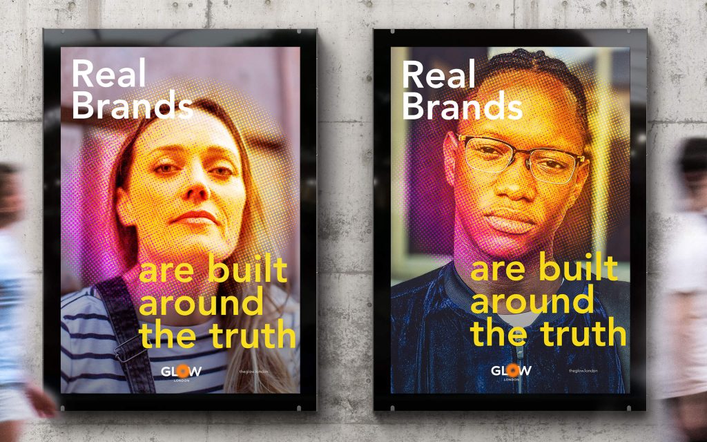 Glow London | Brand identity and website | Taller Design